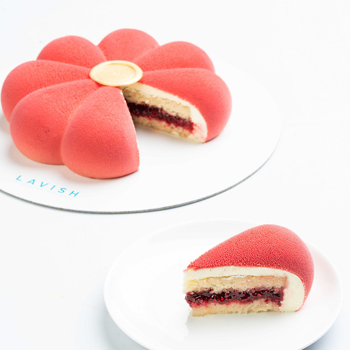 Vanilla Raspberry Entremet – Lavish Patisserie